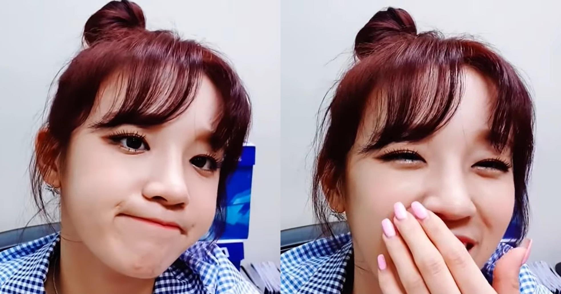 (G)I-DLE's Yuqi who calmly Evaluates her Face how Pretty it is (Video ...